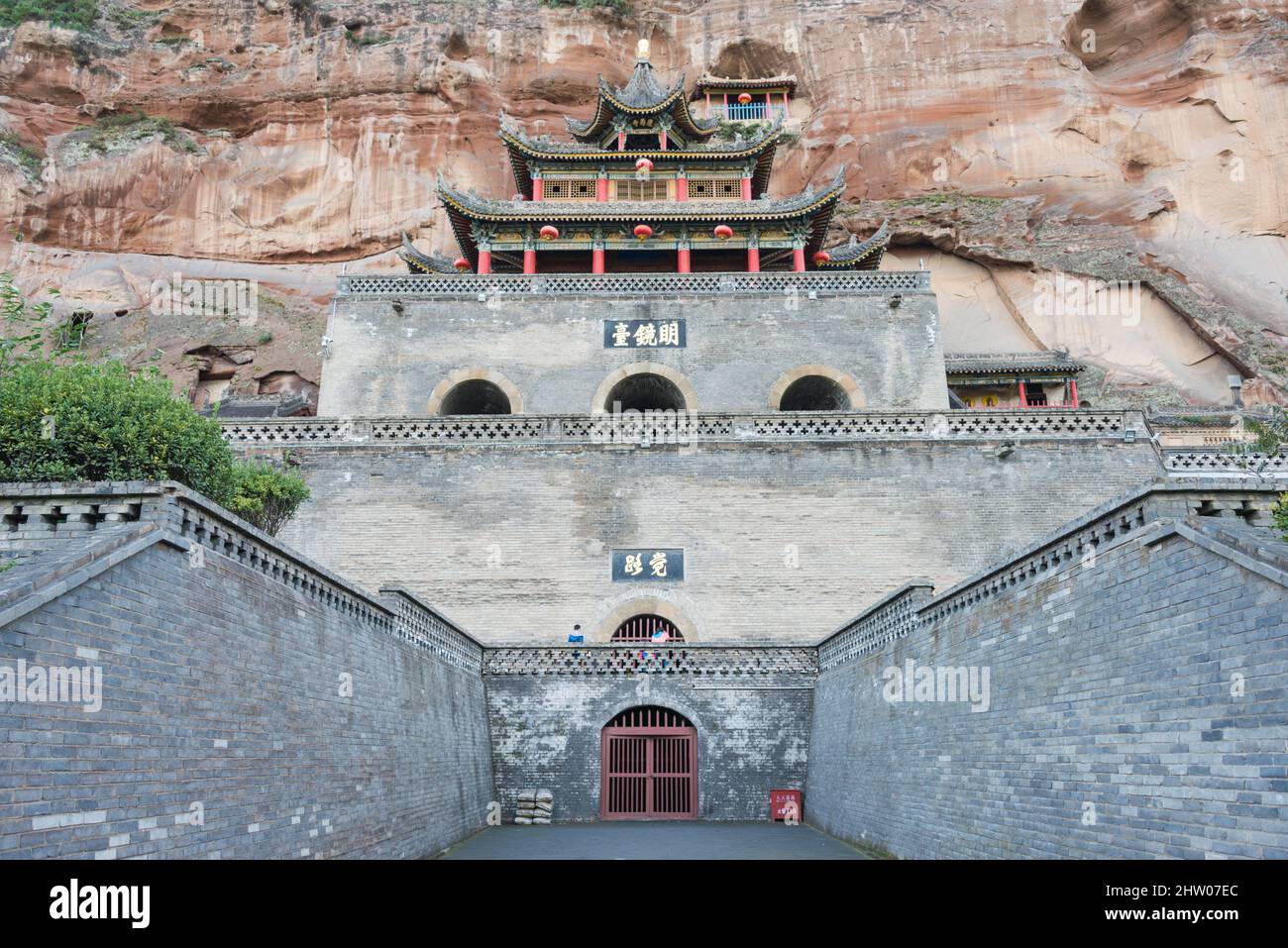 BIN, CHINA - Bin County Cave Temple (UNESCO World heritage site). a ...