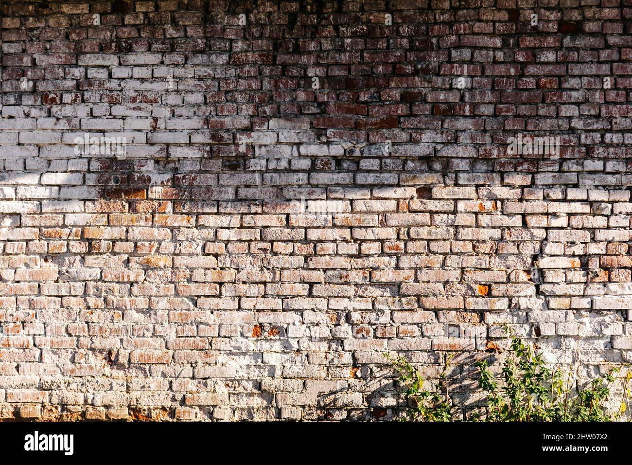 Brick wall from red brick, abstract texture background. Copy space ...