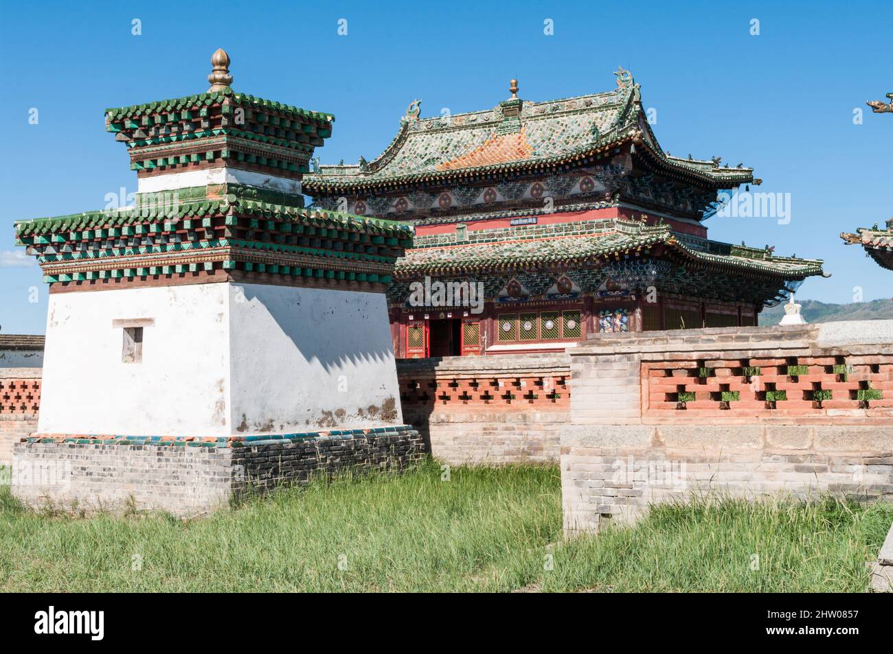 Erdene Zuu Monastery, Karakorum, ovorkhangai, orkhon valley, Mongolie ...
