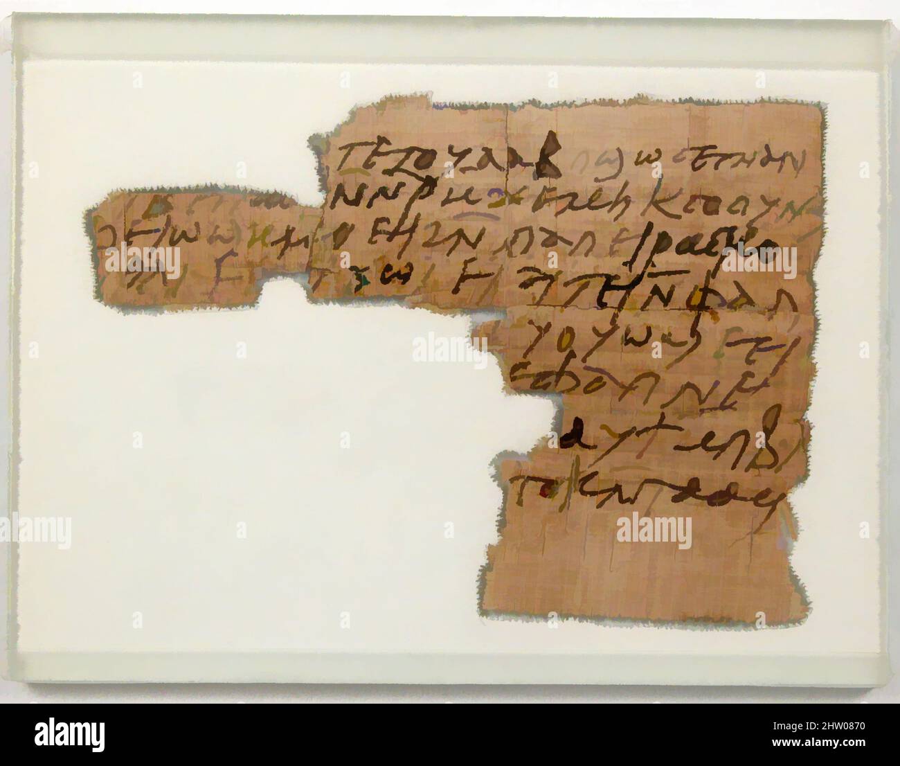 Art inspired by Papyrus Fragment of a Letter, 7th century, Made in ...
