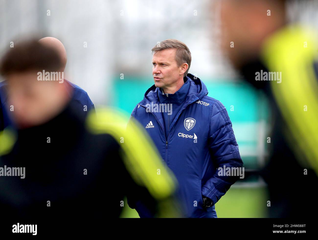 Leeds United manager Jesse Marsch during a training session at Thorp ... Leeds United manager Jesse Marsch during a training session at Thorp ...