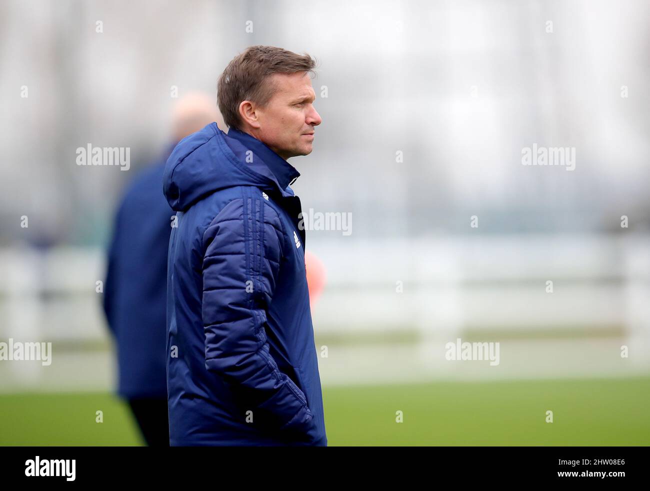 Leeds United manager Jesse Marsch during a training session at Thorp ... Leeds United manager Jesse Marsch during a training session at Thorp ...
