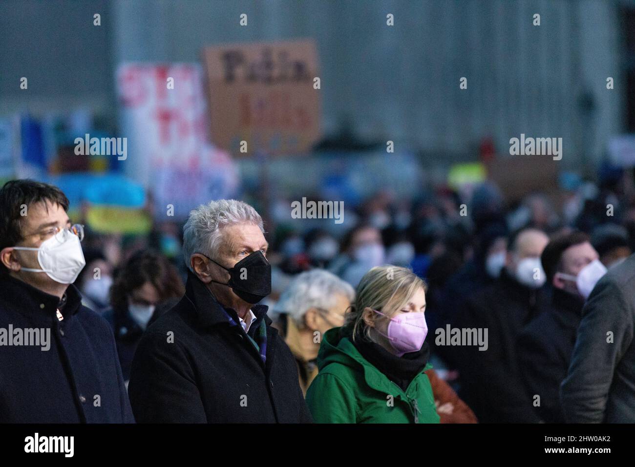 Munich, Germany. 02nd Mar, 2022. On March 2nd, 2022 45,000 people ...