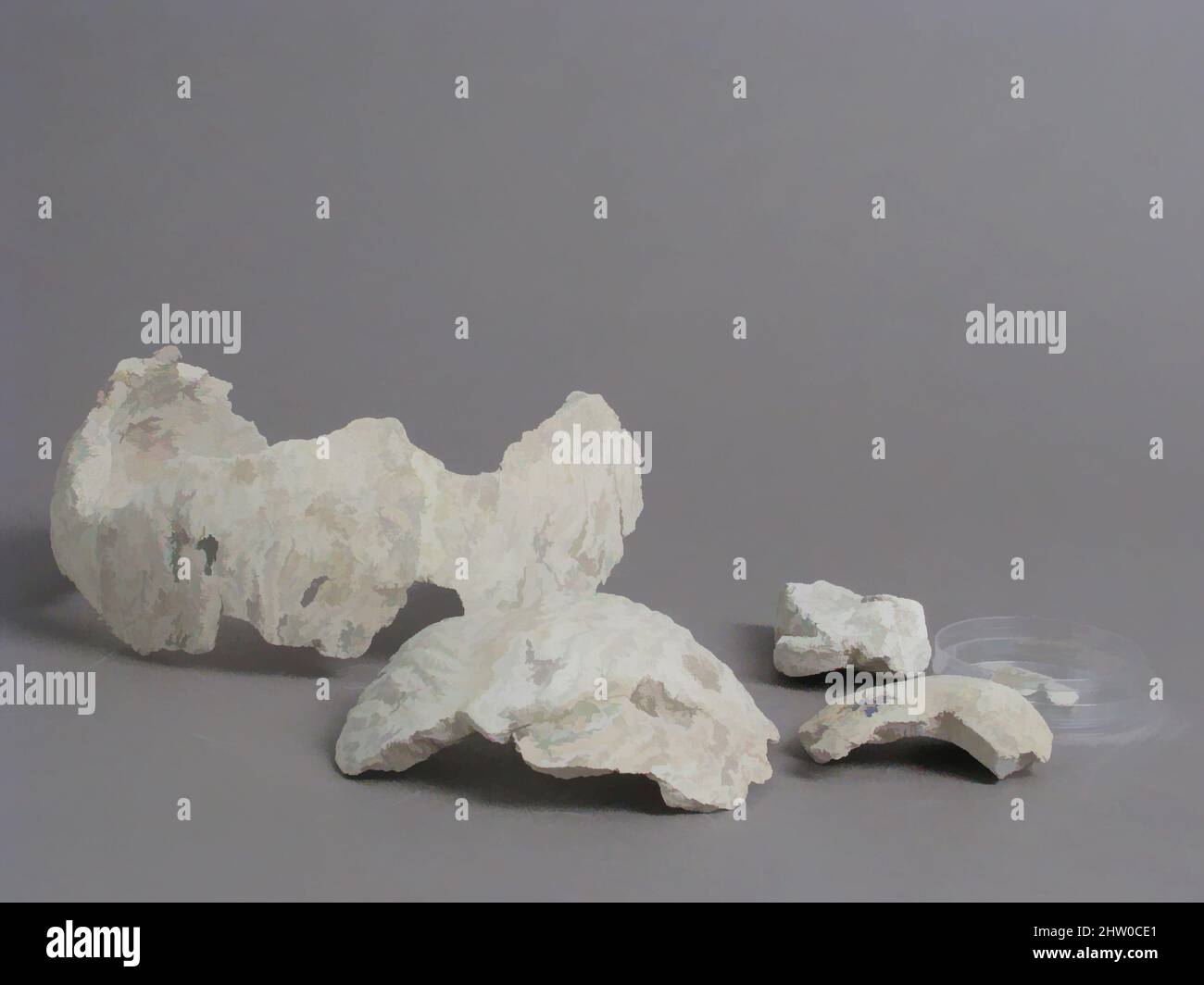 Art inspired by Fragments of a Male Head, 4th–7th century, Made in ...