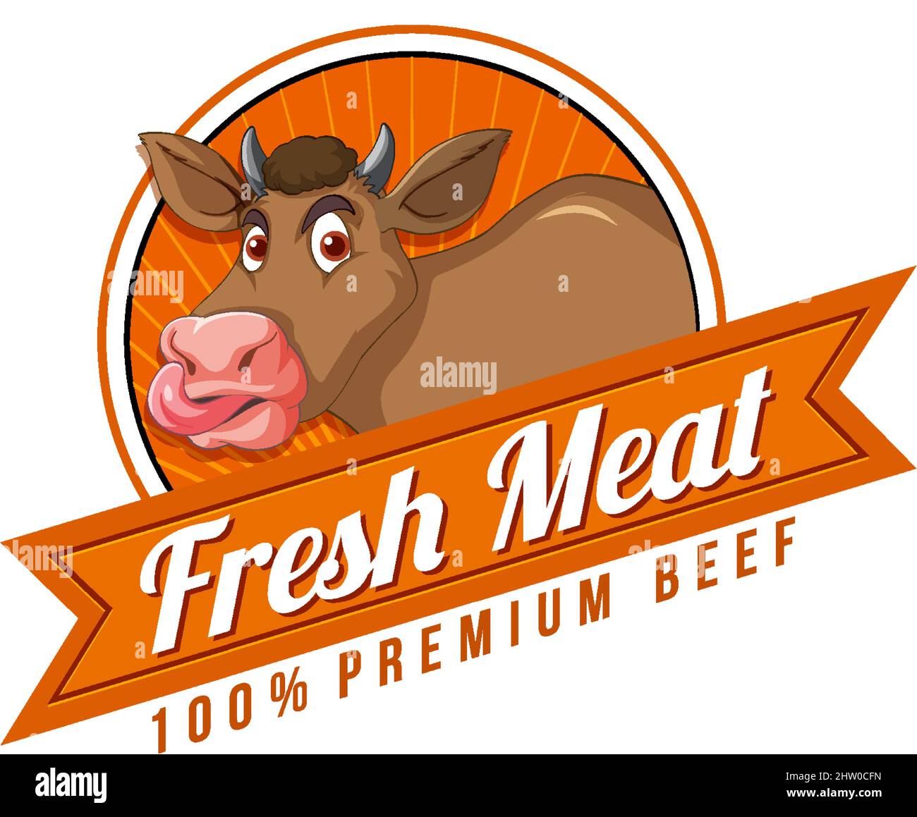 Meat container outdoors Stock Vector Images - Alamy