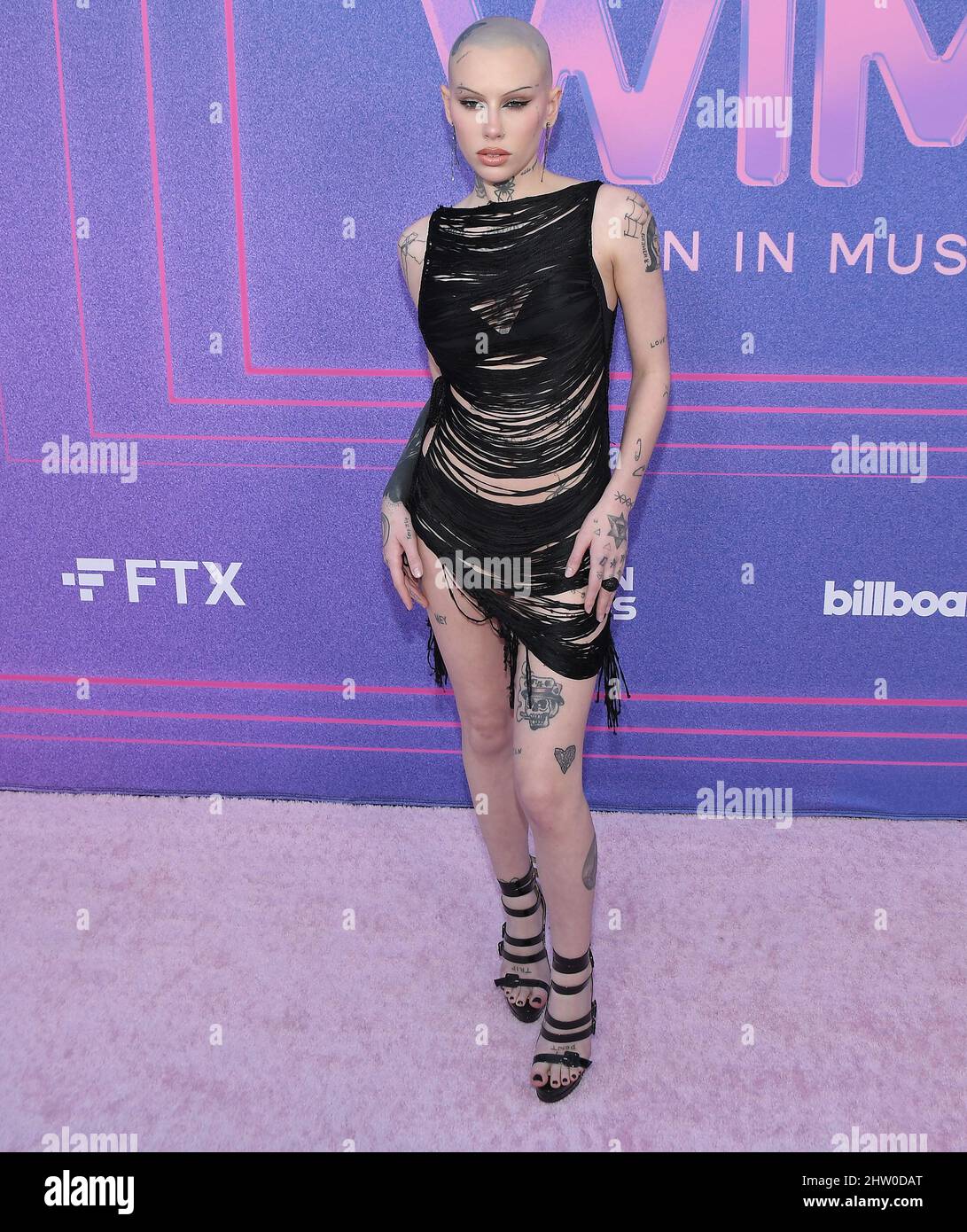 Siiickbrain arrives at the 2022 Billboard Women in Music held at the ...