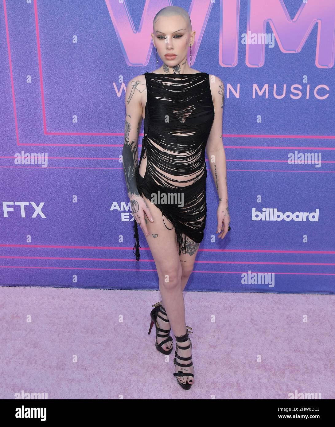 Siiickbrain arrives at the 2022 Billboard Women in Music held at the ...