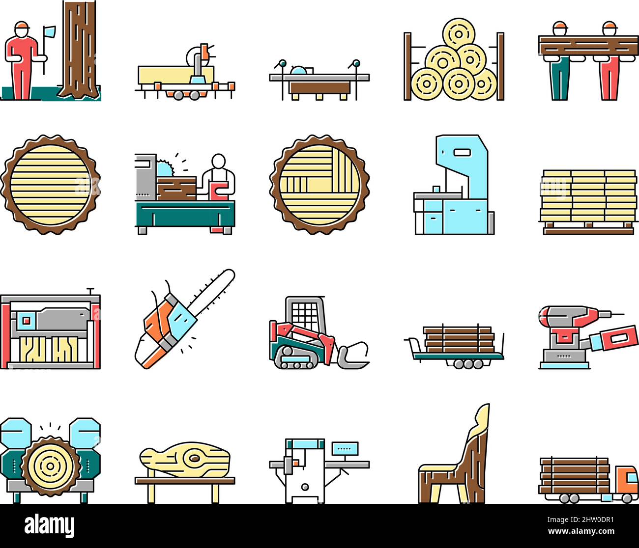 Wood pallet cut Stock Vector Images - Alamy