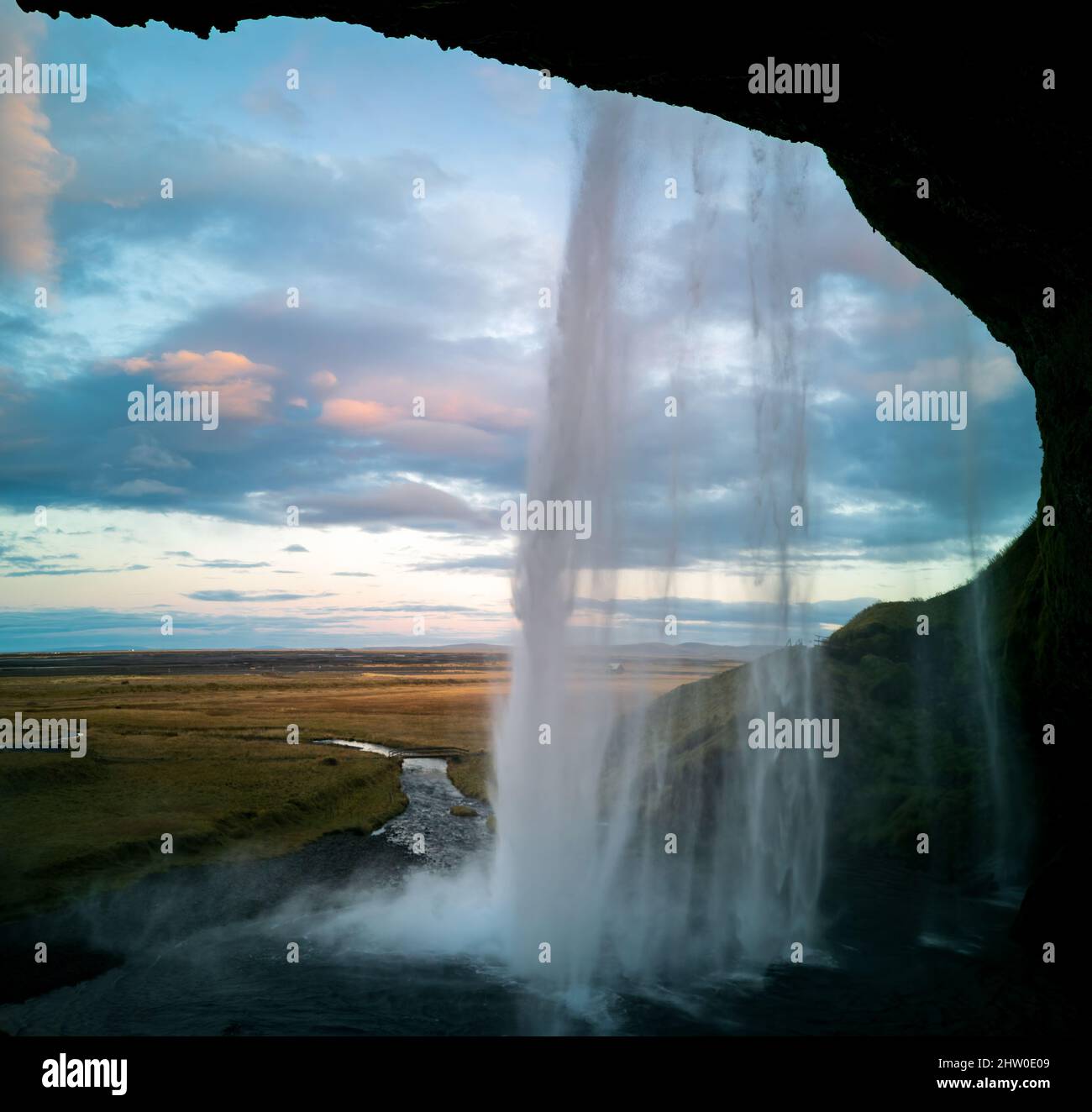Inside the waterfall hi-res stock photography and images - Alamy