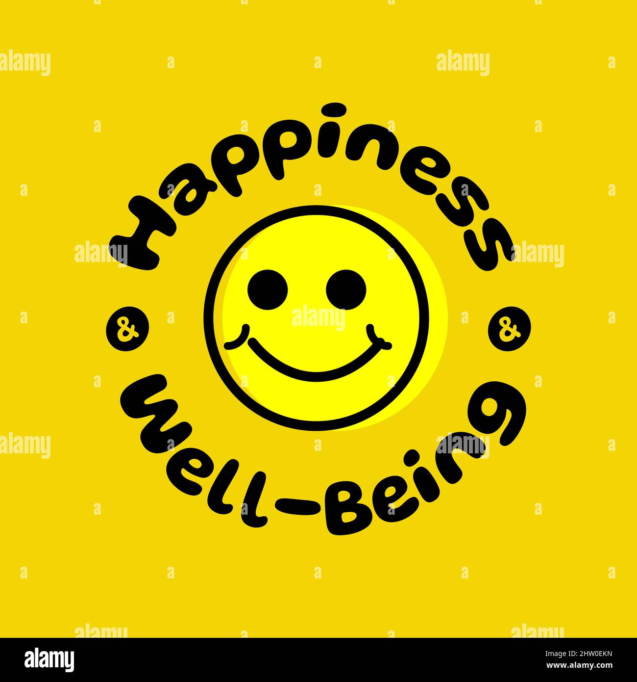 a design to celebrate the international day of happiness or world ...