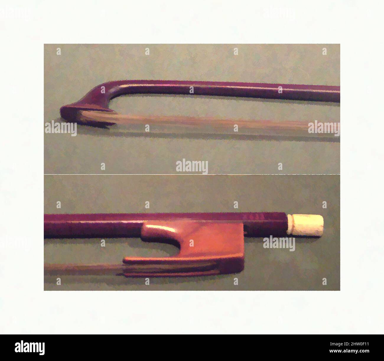 Art inspired by Violin Bow, mid-18th century, France, French, wood, L ...