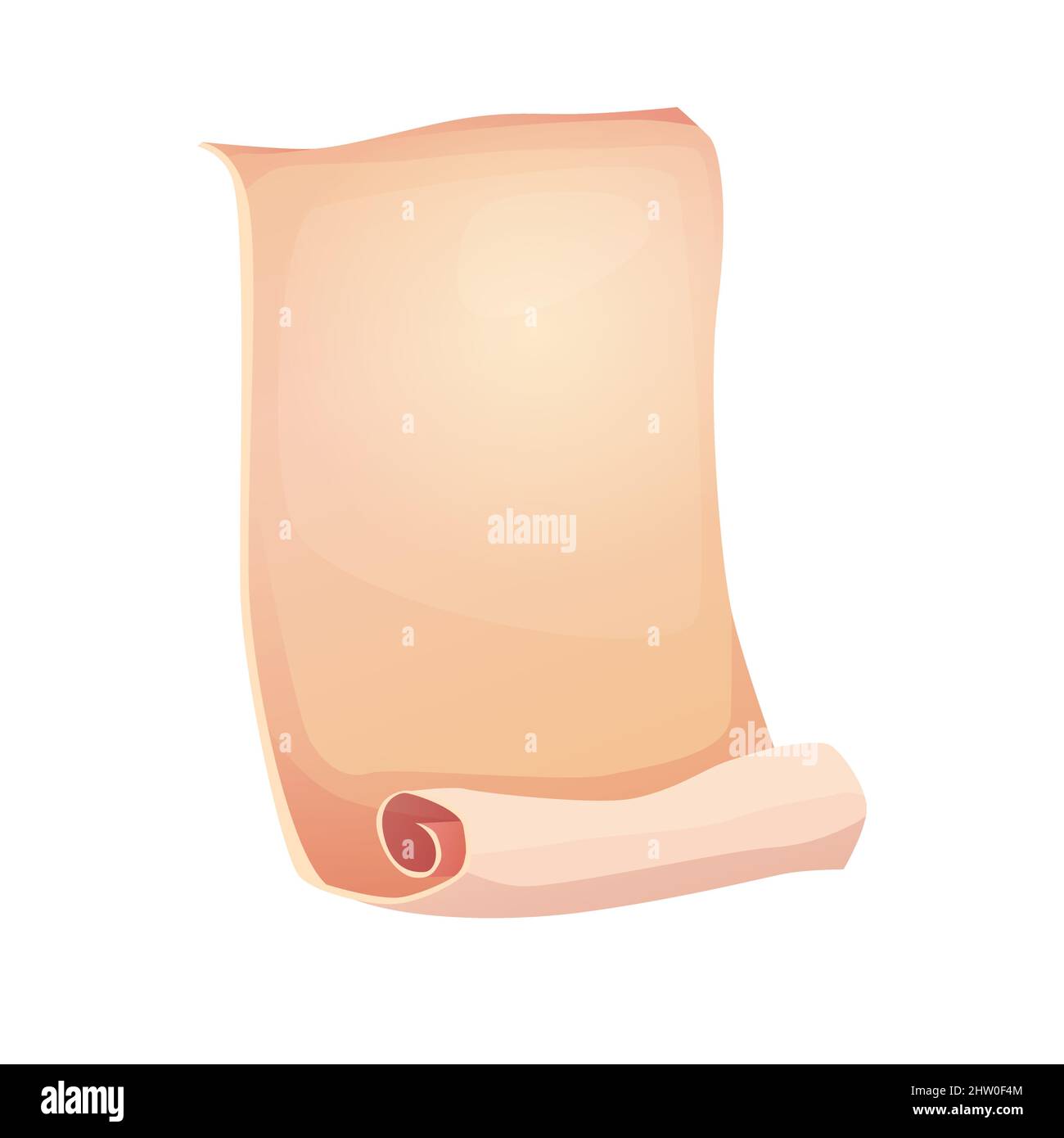 Ancient parchment, paper, scroll papyrus, old map with vintage texture ...