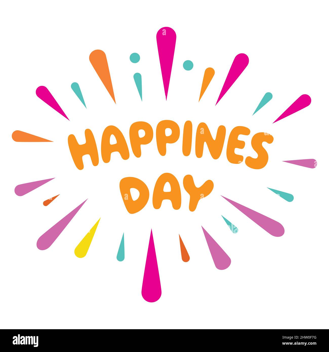 A design to celebrate the international day of happiness or world ...