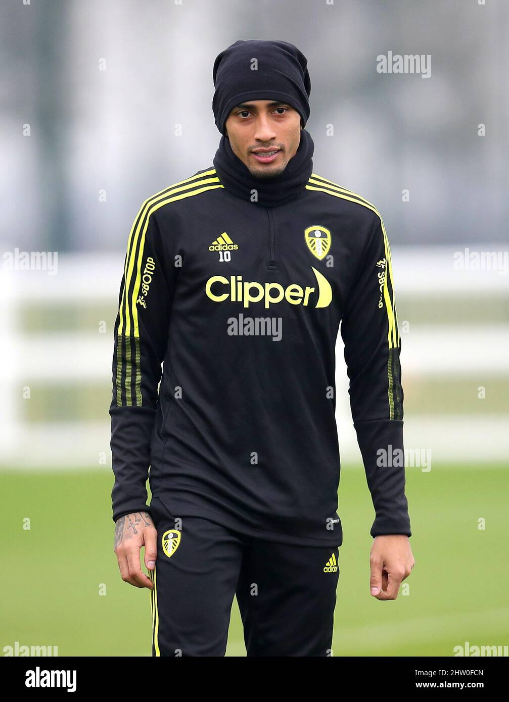 Leeds United's Raphinha during a training session at Thorp Arch ...