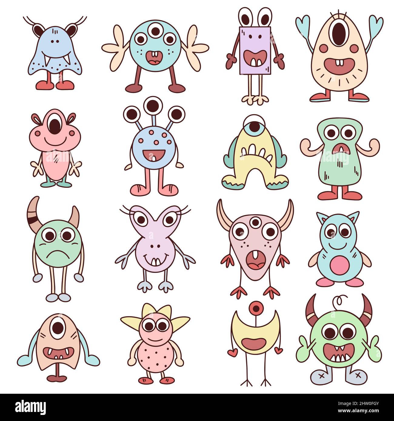 Friendly monsters hi-res stock photography and images - Alamy