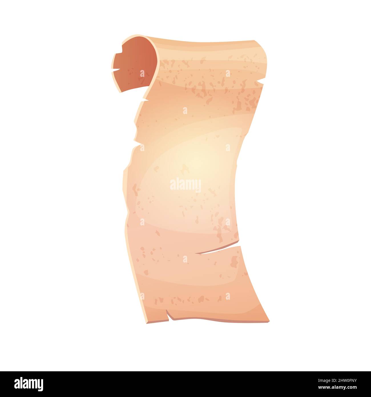 Ancient parchment, paper, scroll papyrus, old map with vintage texture ...