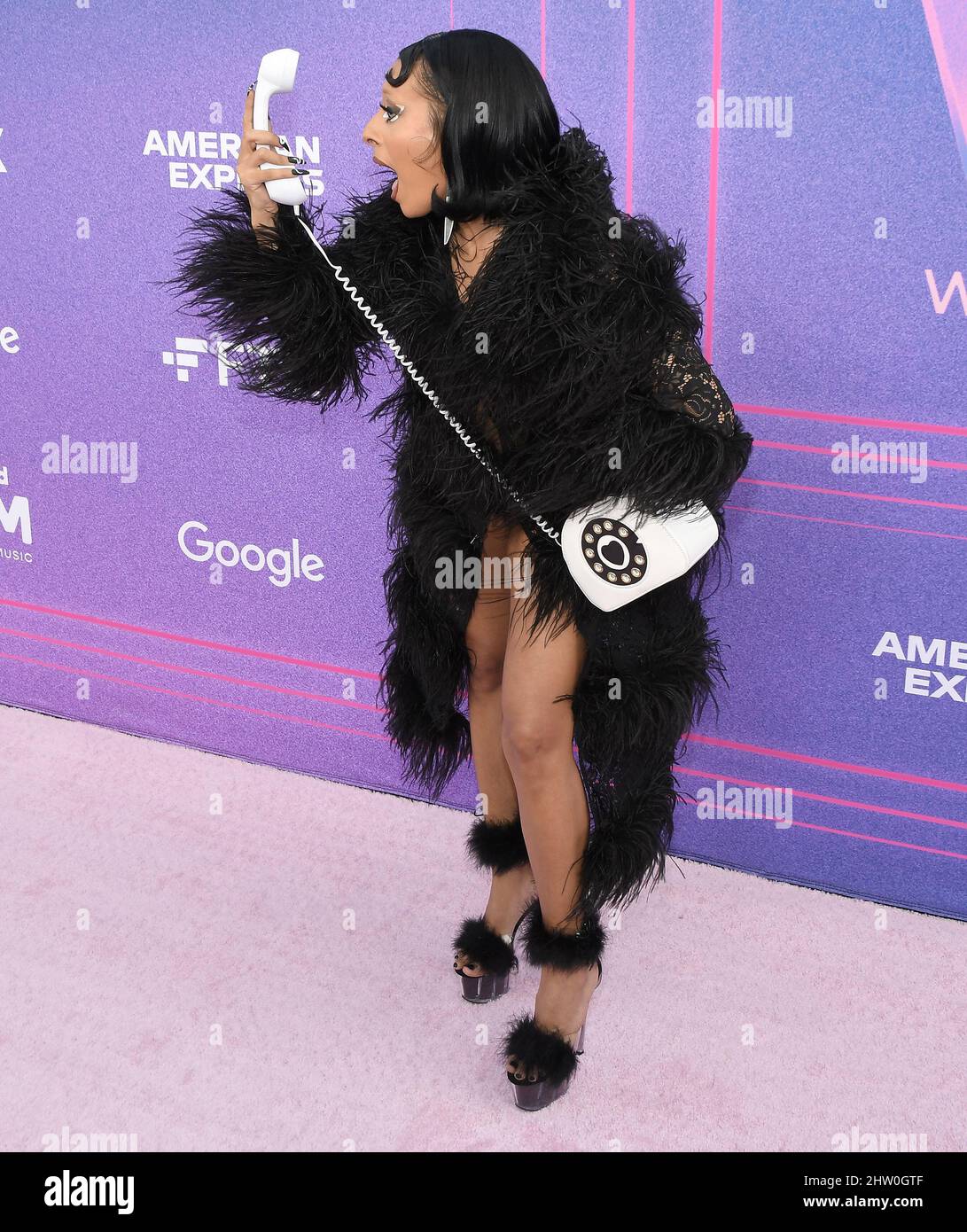 Laya arrives at the 2022 Billboard Women in Music held at the YouTube ...