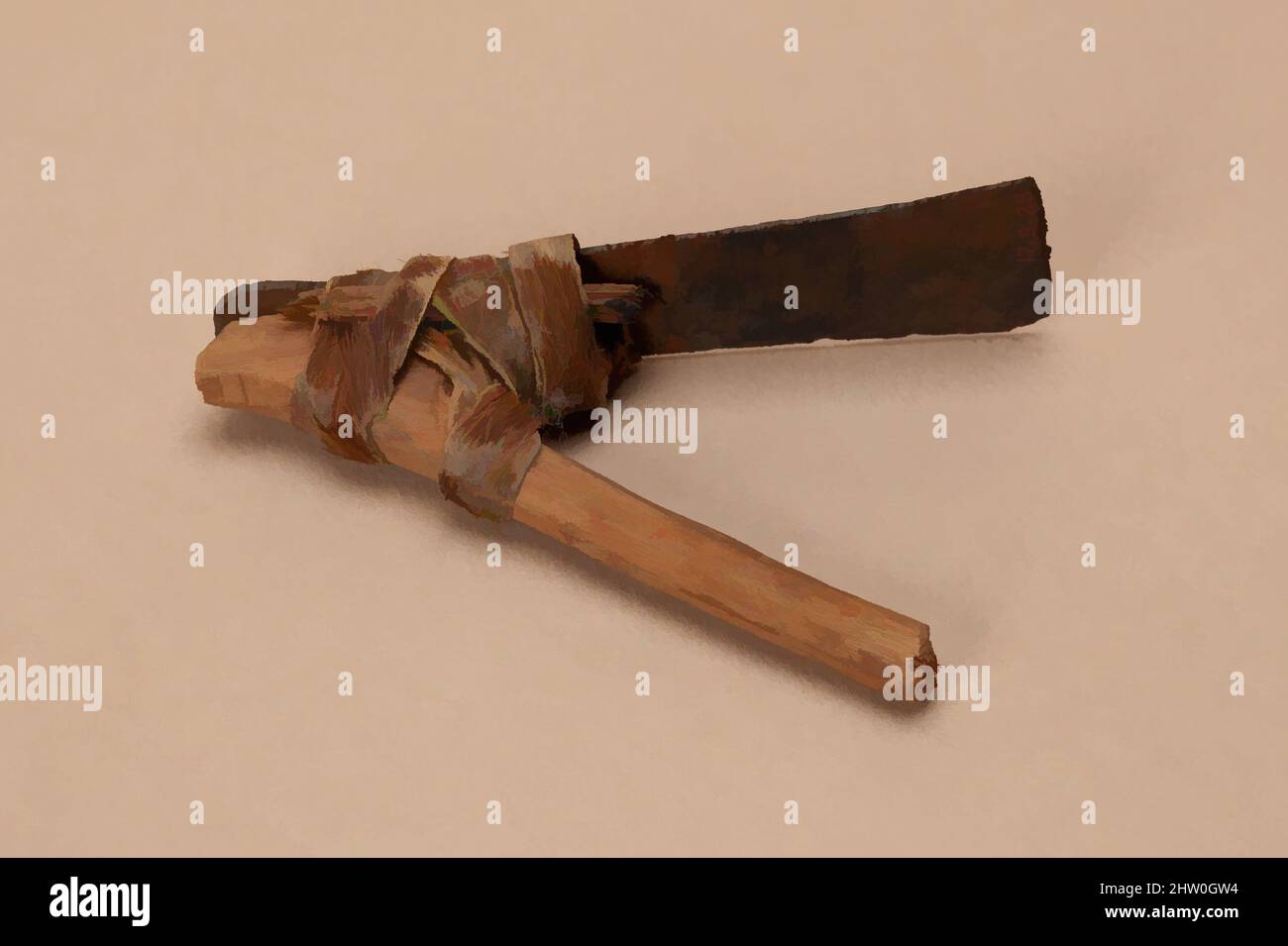 Art inspired by Model adze, Middle Kingdom, Dynasty 12, ca. 1981–1802 B ...