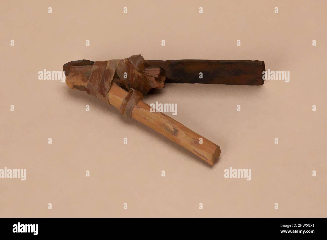 Art inspired by Model adze, Middle Kingdom, Dynasty 12, ca. 1981–1802 B ...