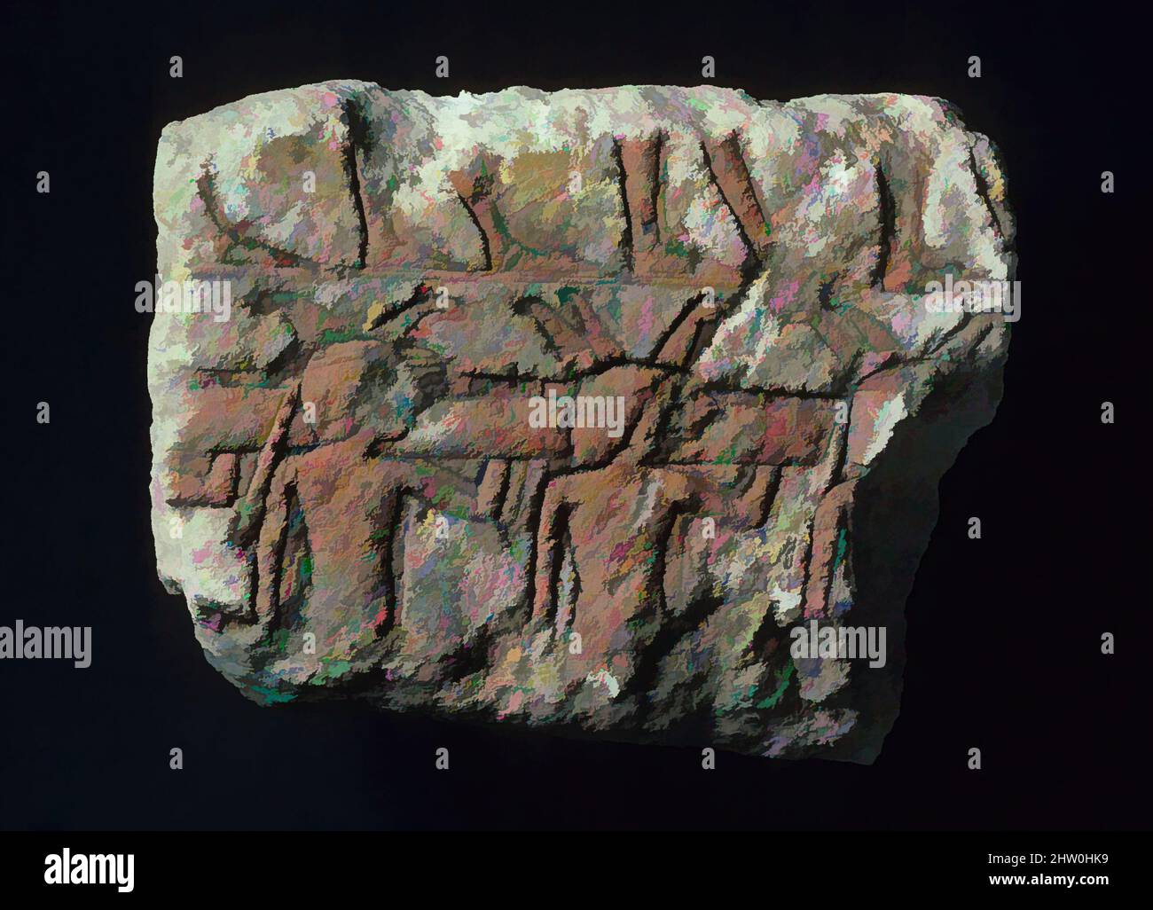 Art inspired by Relief with foreign soldiers, New Kingdom, Amarna ...