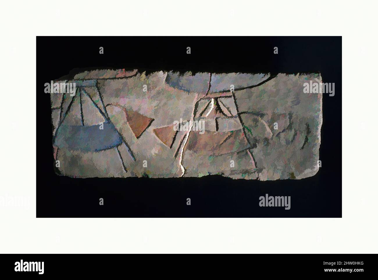 Art inspired by Relief with two stands, New Kingdom, Amarna Period ...