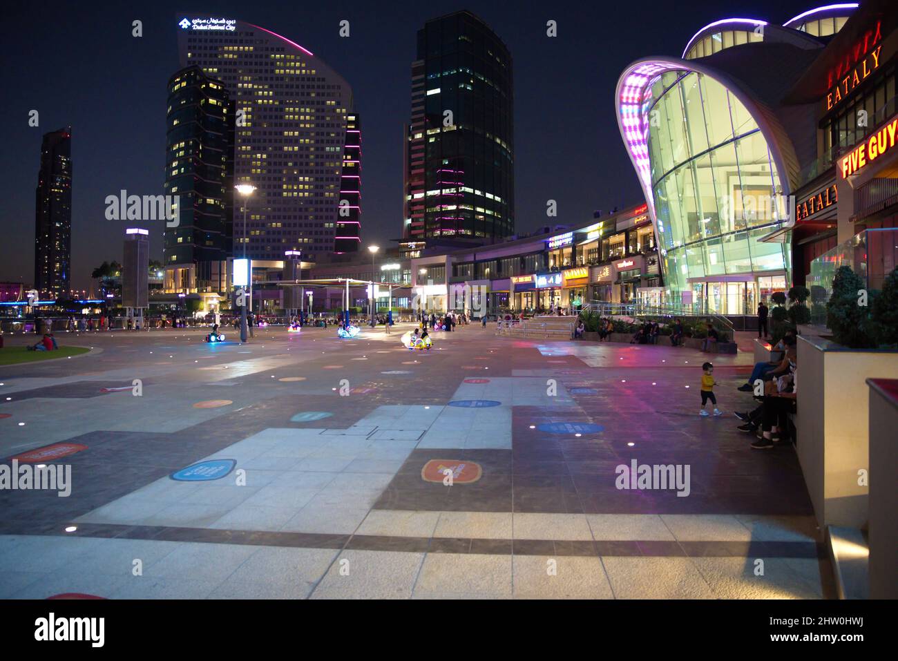 Dubai, United Arab Emirates October 24, 2020 outdoor of Dubai festival ...