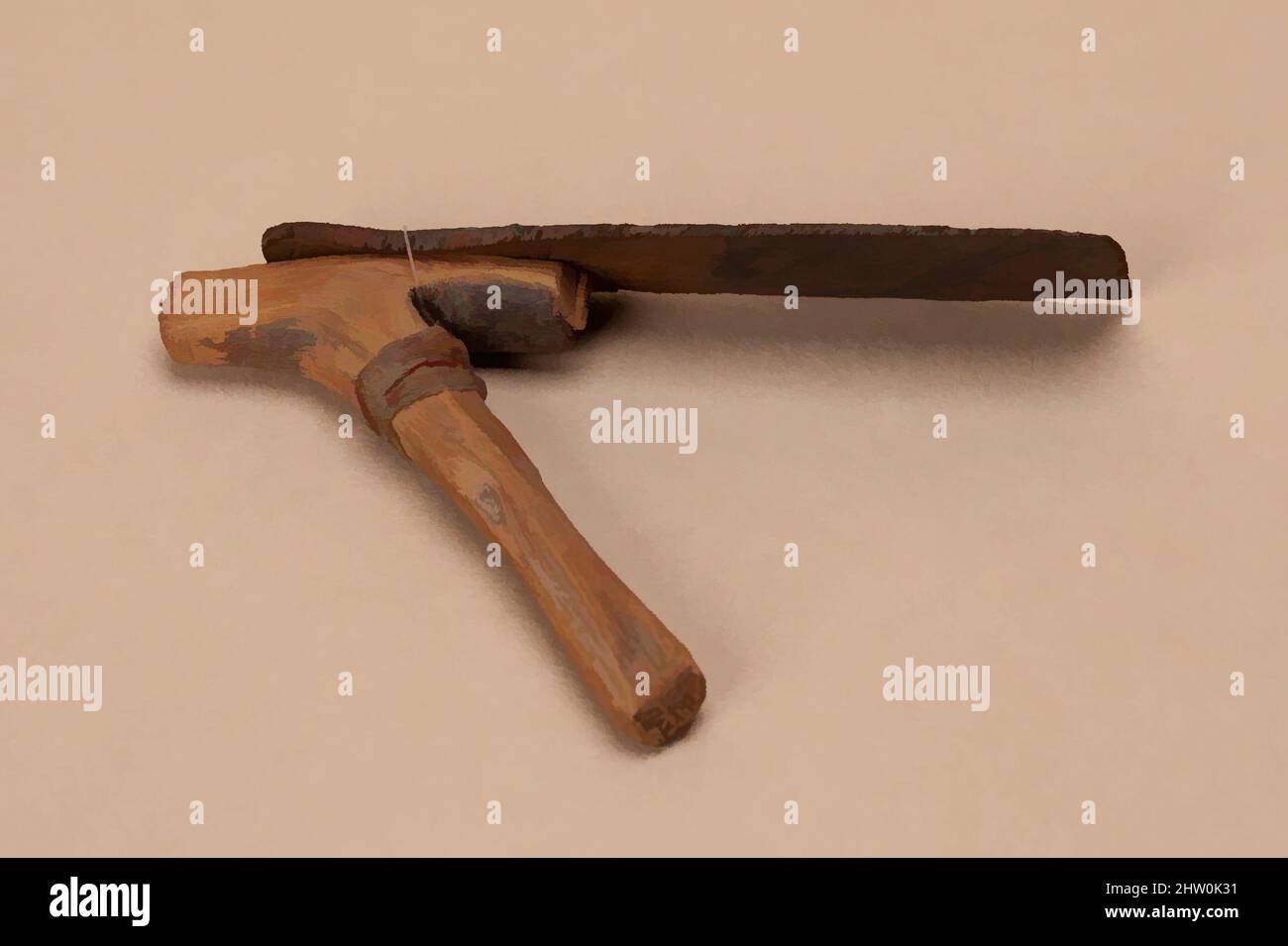 Art inspired by Model adze, Middle Kingdom, Dynasty 12, ca. 1981–1802 B ...