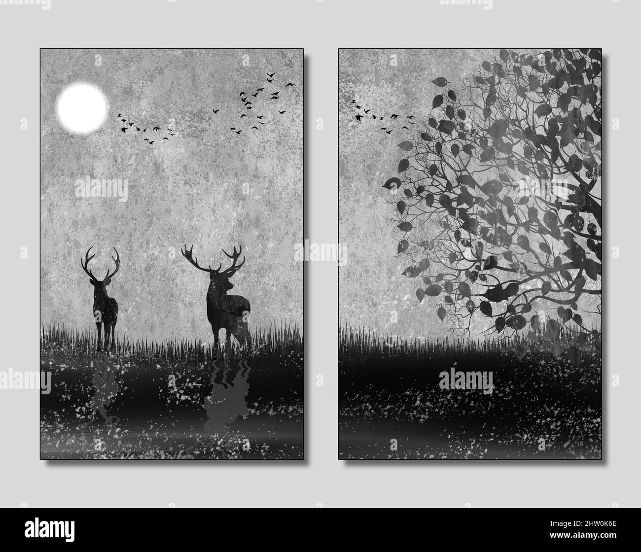 Gary white deer hi-res stock photography and images - Alamy