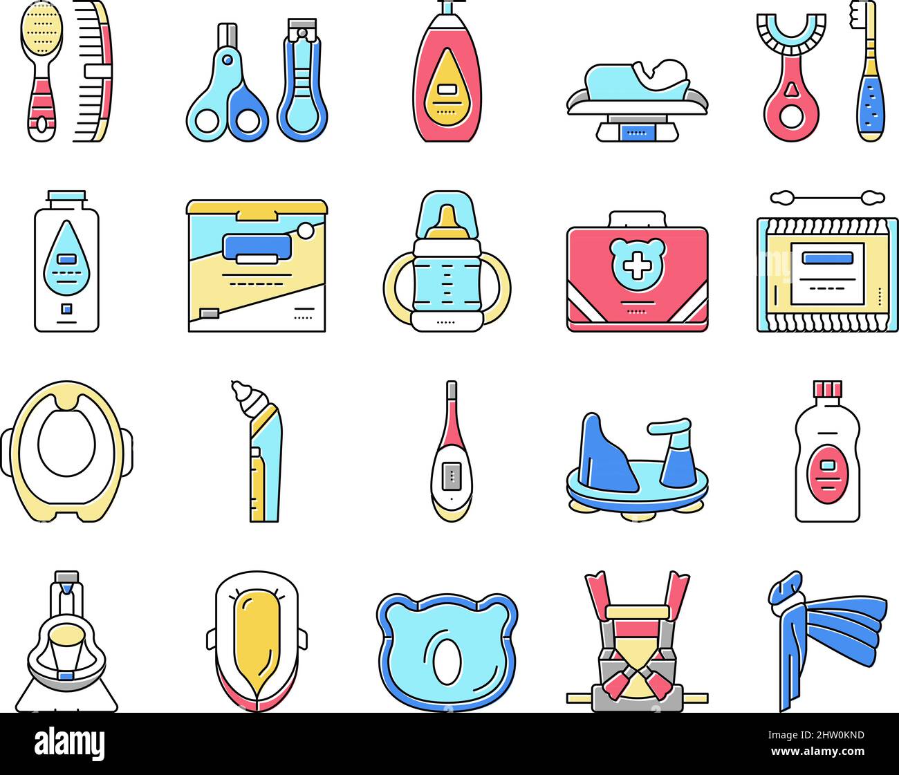 Baby carrier pack Stock Vector Images - Alamy