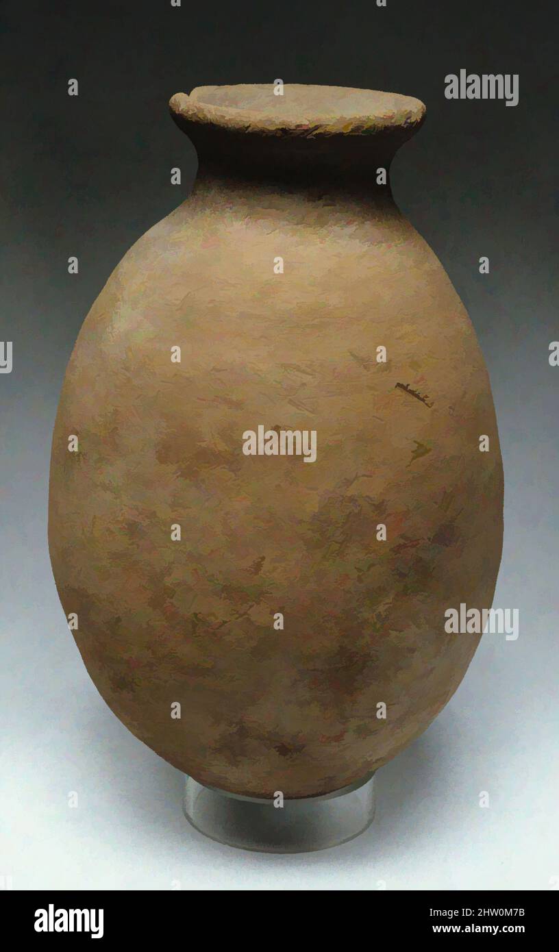 Art inspired by Rough ware jar, Predynastic, Naqada II, ca. 3500 B.C ...