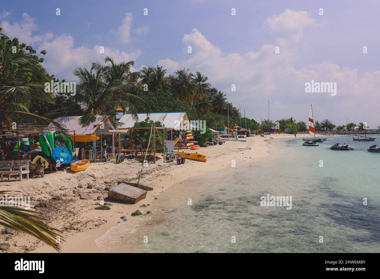 Maafushi bikini beach hi-res stock photography and images - Alamy
