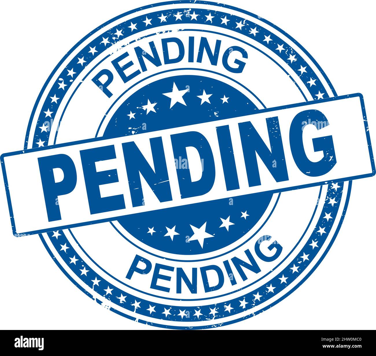 pending. stamp. sticker. seal. round grunge vintage ribbon pending sign ...