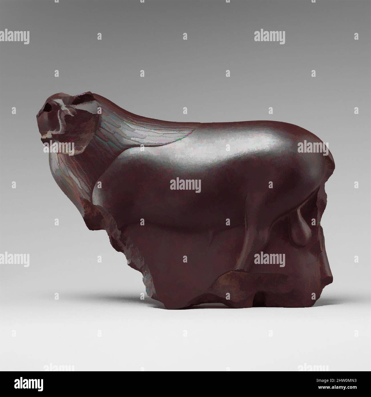 Art inspired by Statuette of a ram, Late Period, Dynasty 26–4th century ...