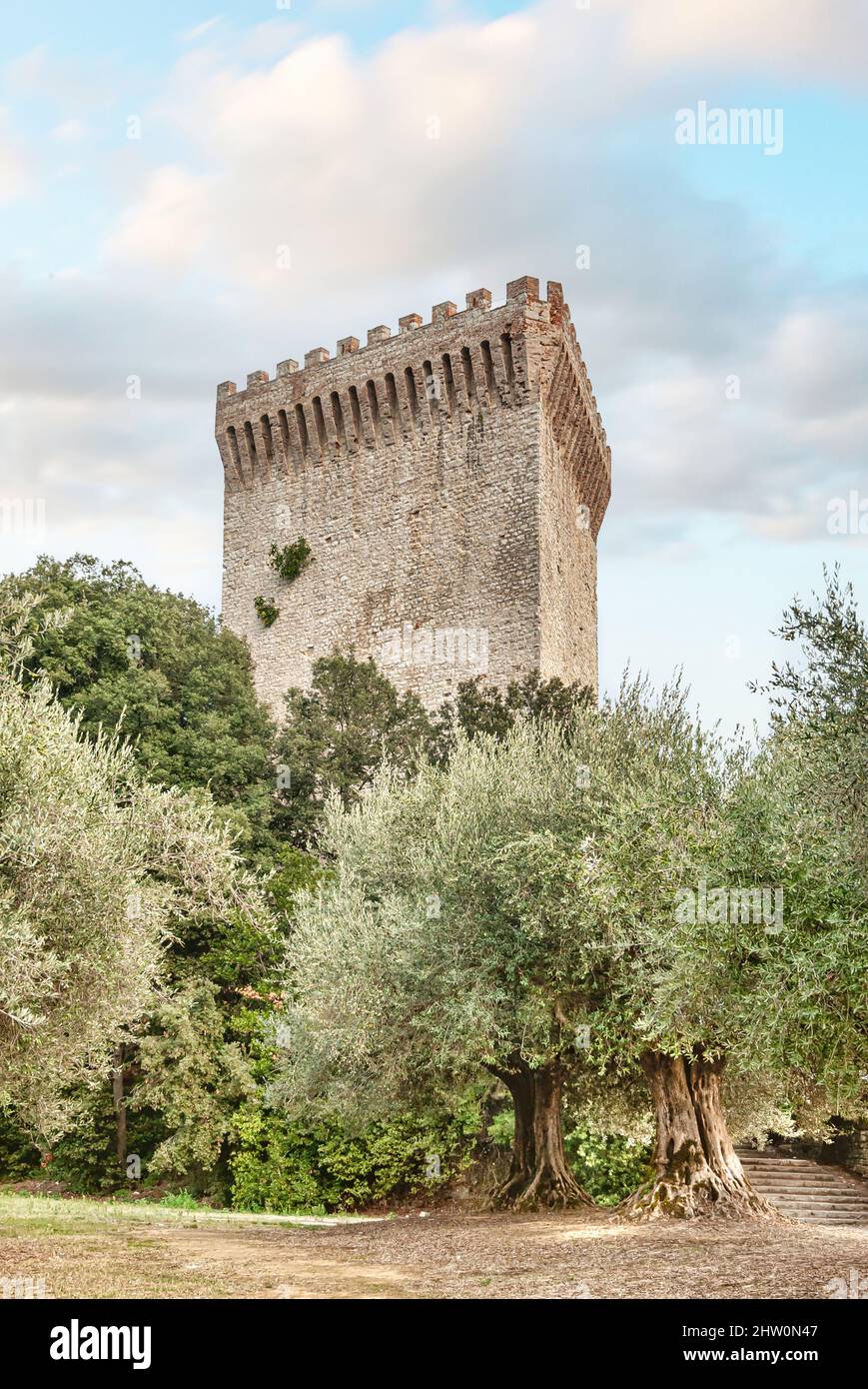 Rocca del Leone in Castiglione del Lago, Umbria, Italy Stock Photo - Alamy