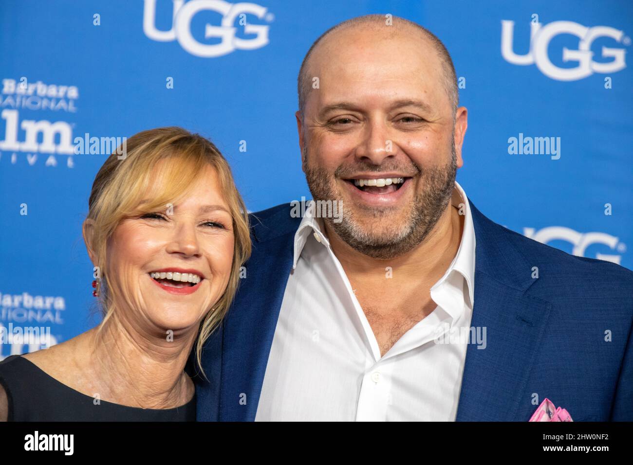 Santa Barbara, USA. 02nd Mar, 2022. Red carpet arrivals (l-r) Sharon ...