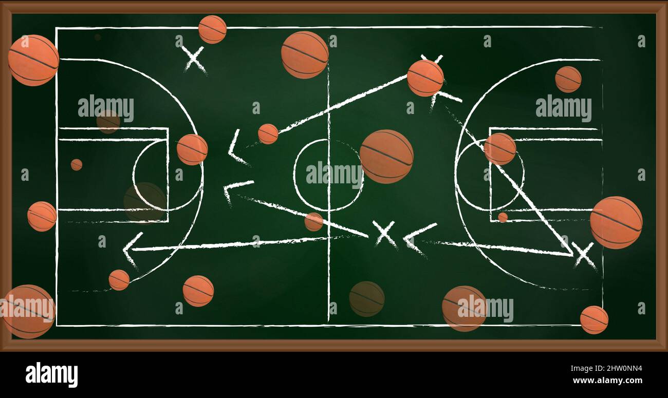 Basketball drawing hi-res stock photography and images - Alamy