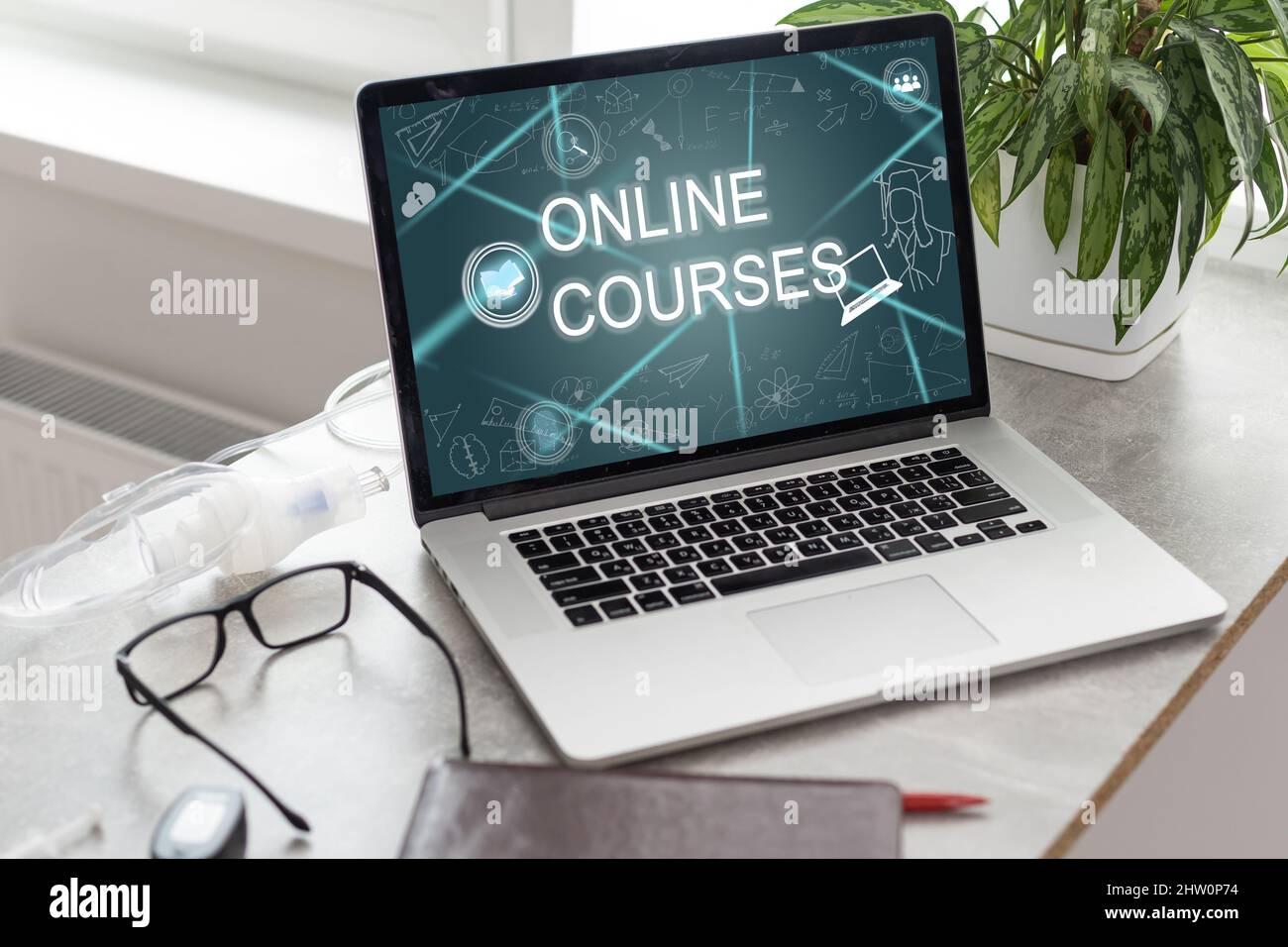 E-learning and Online Education for Student and University Concept ...