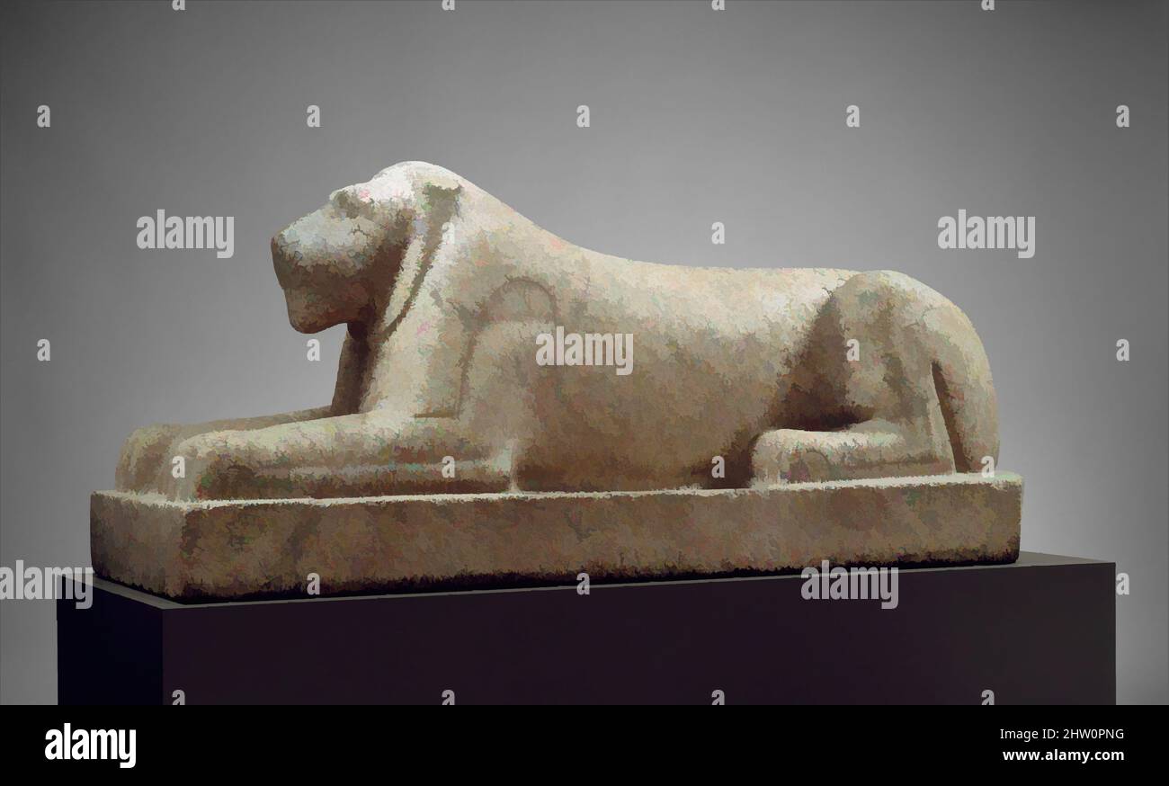 Art inspired by Recumbent Lion, Old Kingdom, early dynasty 4–5, ca ...