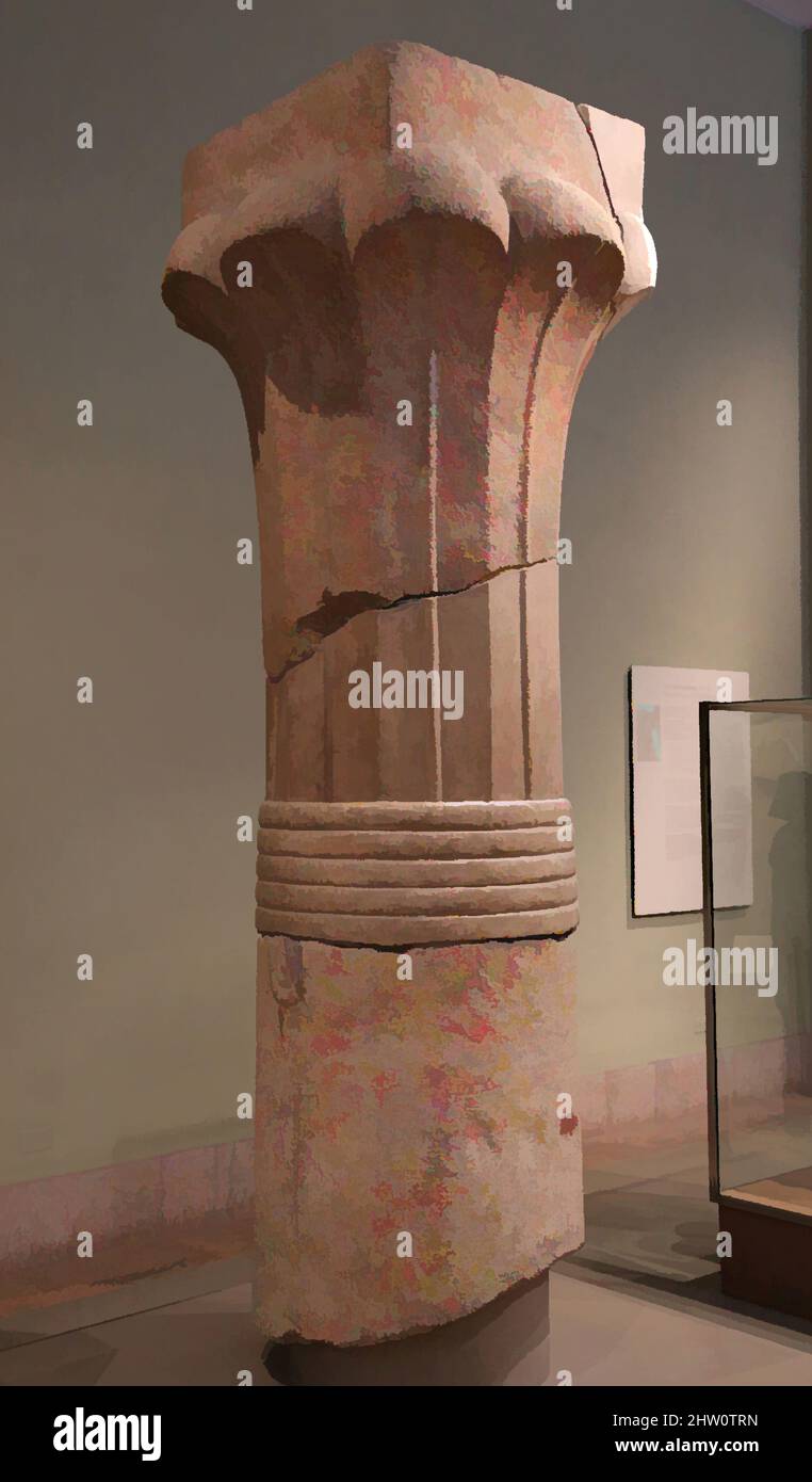 Art inspired by Fragments of a Palm Column, Old Kingdom, Dynasty 5, ca ...