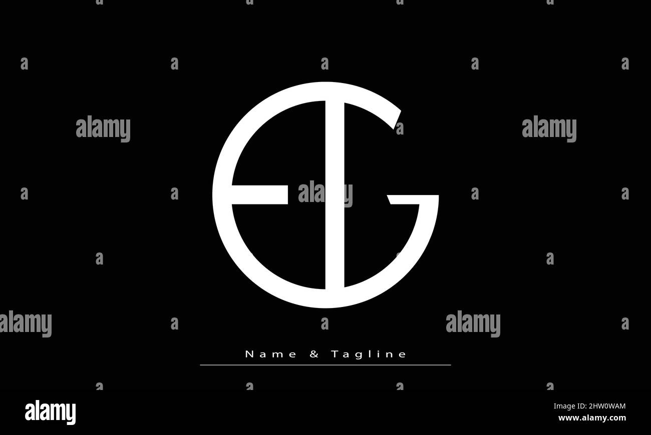 Alphabet letters Initials Monogram logo EG , GE Stock Vector Image ... Alphabet letters Initials Monogram logo EG , GE Stock Vector Image ...