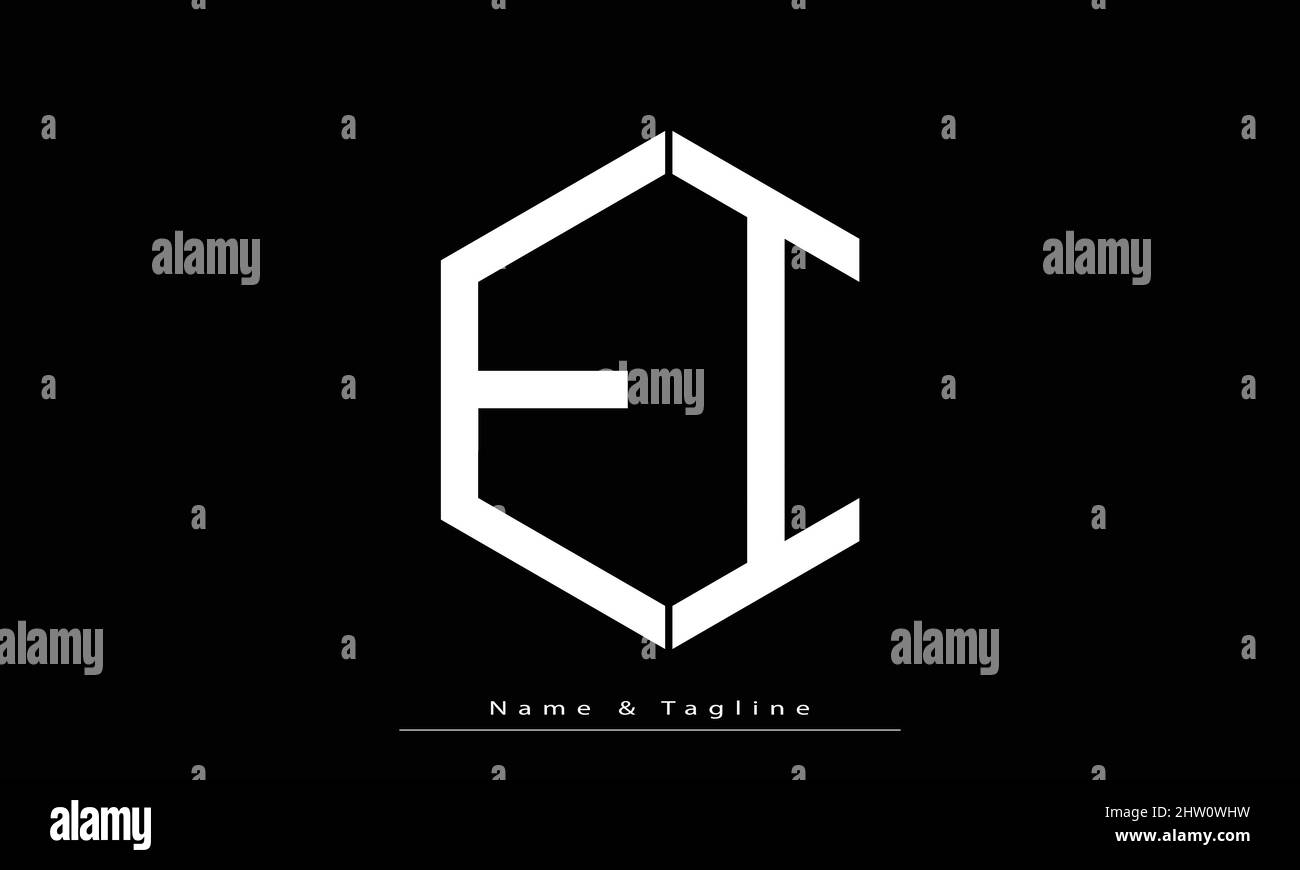 Letter ei logo hi-res stock photography and images - Alamy