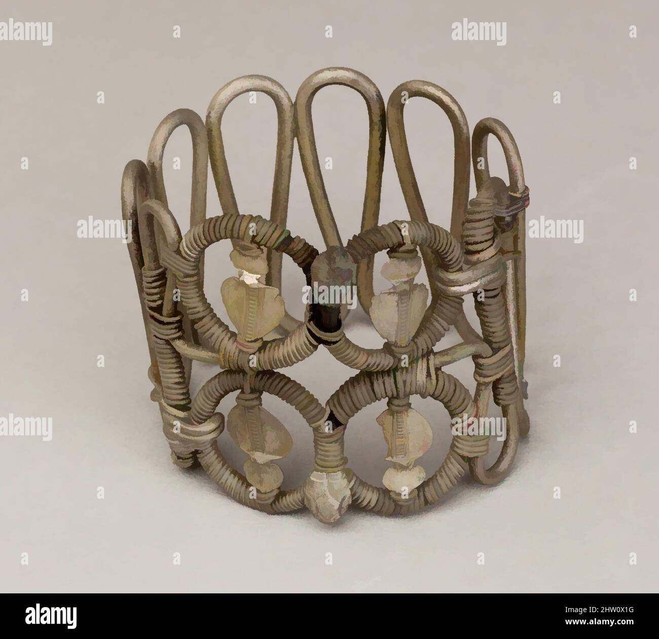 Art inspired by Bracelet or armlet with uraei, Ptolemaic or Roman ...