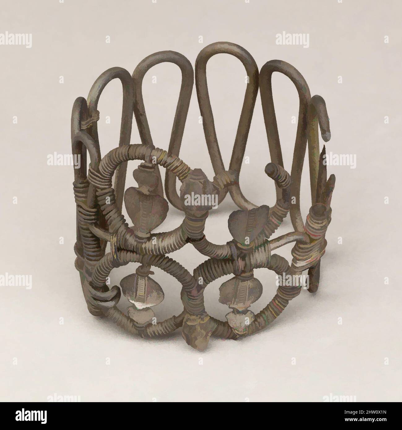 Art inspired by Bracelet or armlet with uraei, Ptolemaic or Roman ...