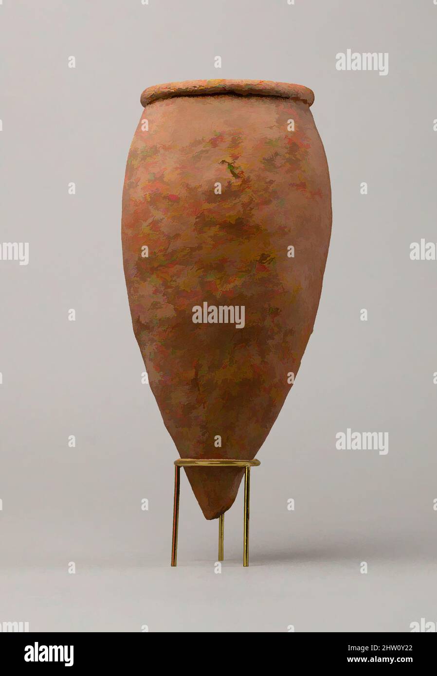 Art inspired by Rough ware jar, Predynastic Period, ca. 4500–4000 B.C ...