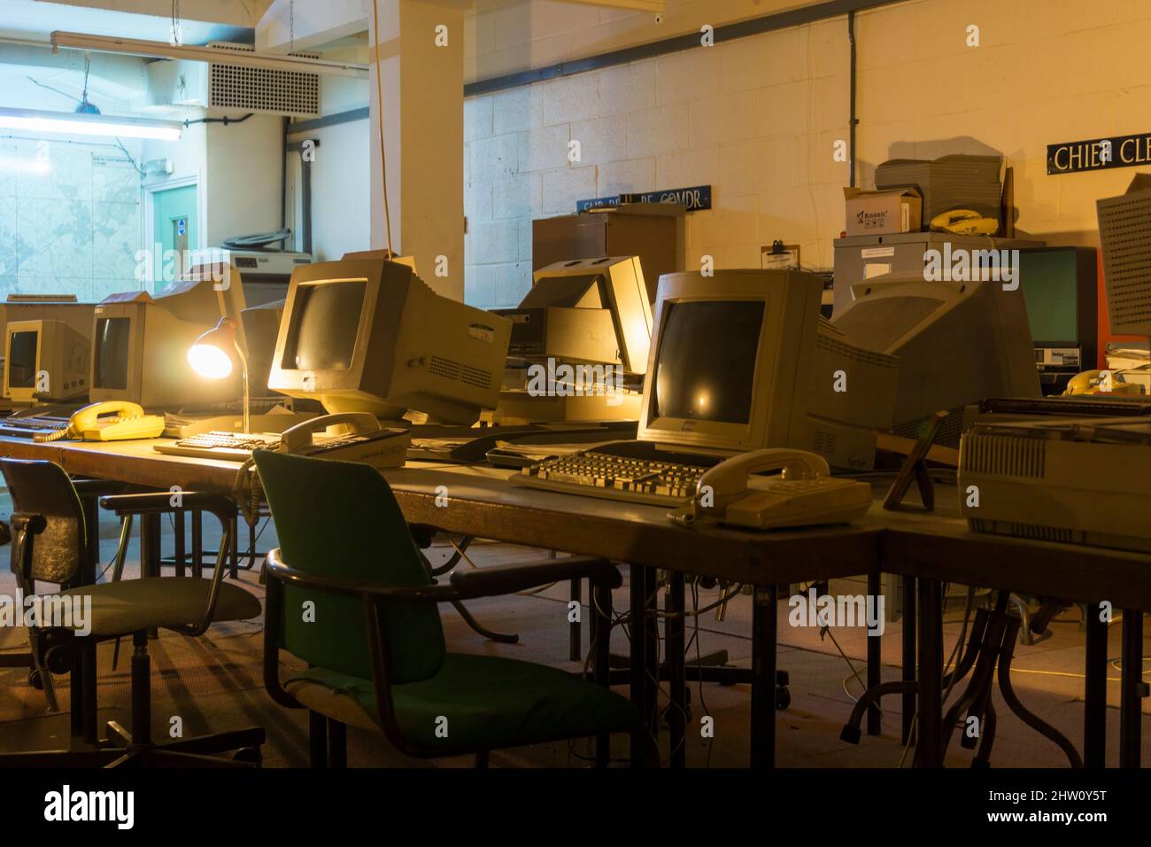 The Central Operations Room at Kelvedon Hatch secret nuclear bunker ...