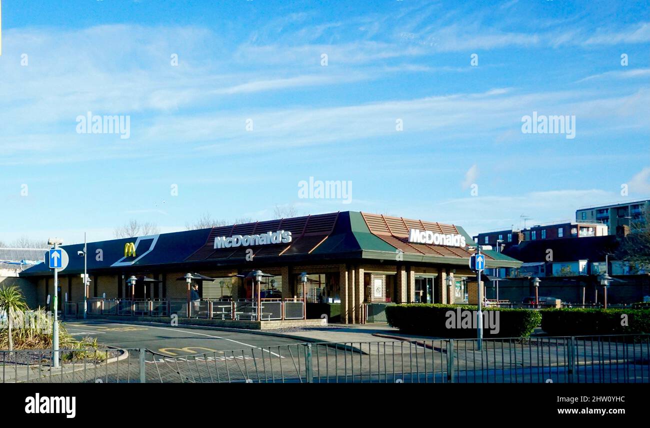 McDonald’s fast food store in Neasden, London Stock Photo - Alamy