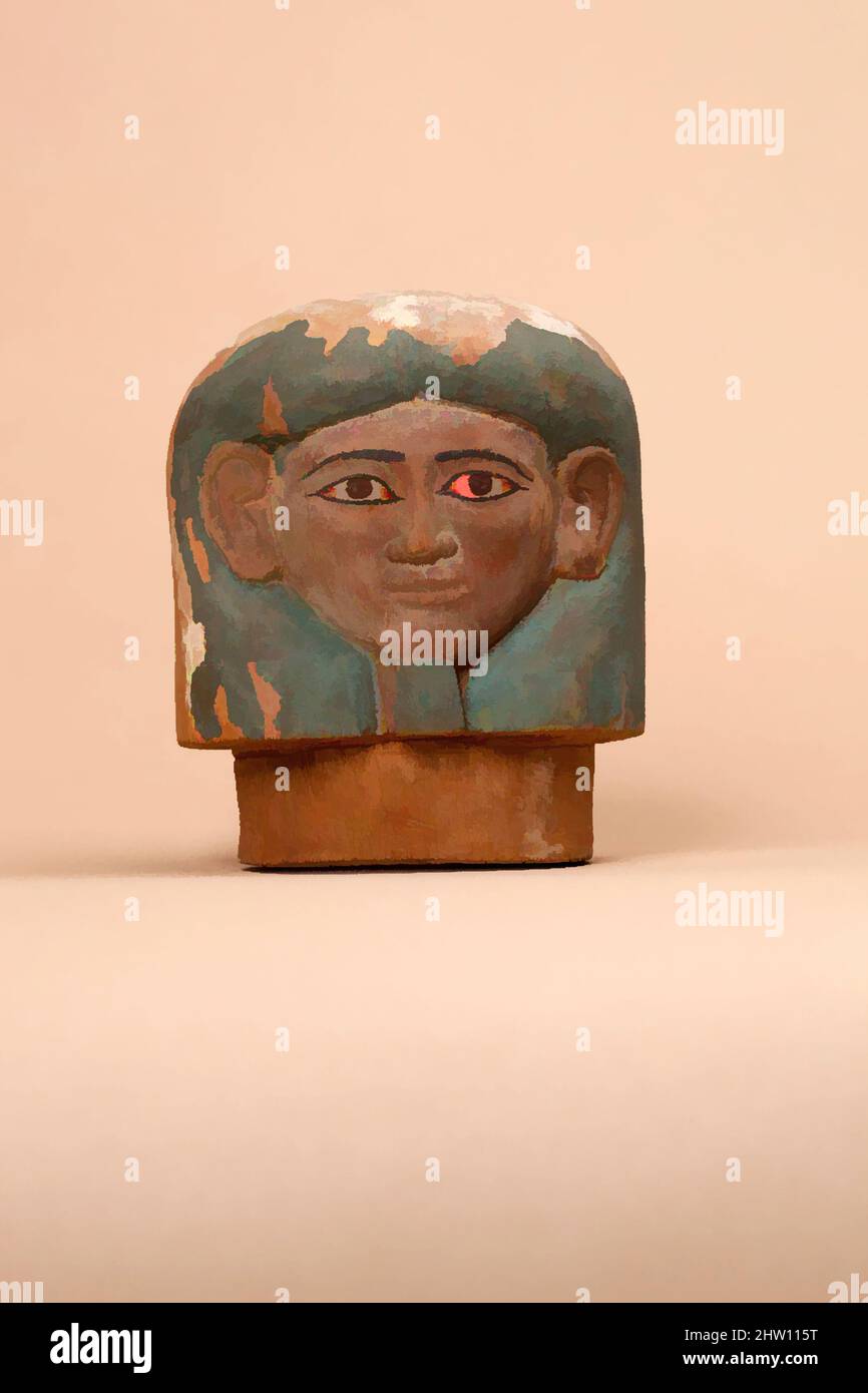 Art inspired by Canopic jar lids of Ukhhotep, Middle Kingdom, Dynasty ...