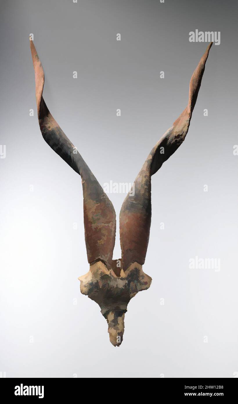 Art inspired by Bucranium, Second Intermediate Period, Dynasty 14–17 ...