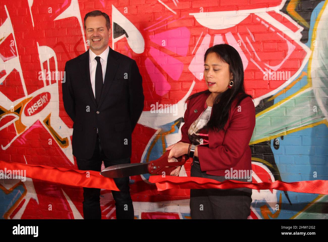 New York, NY, USA. 2nd Mar, 2022. Anne del Castillo at the RiseNY ...