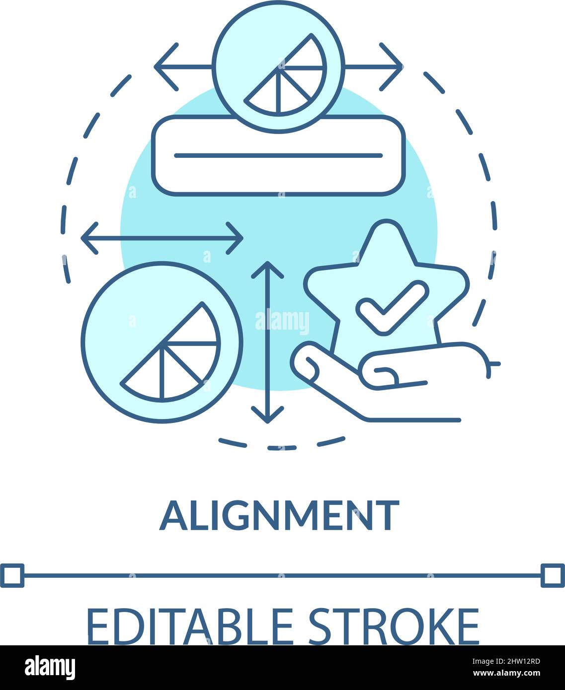 Alignment logo Cut Out Stock Images & Pictures - Alamy